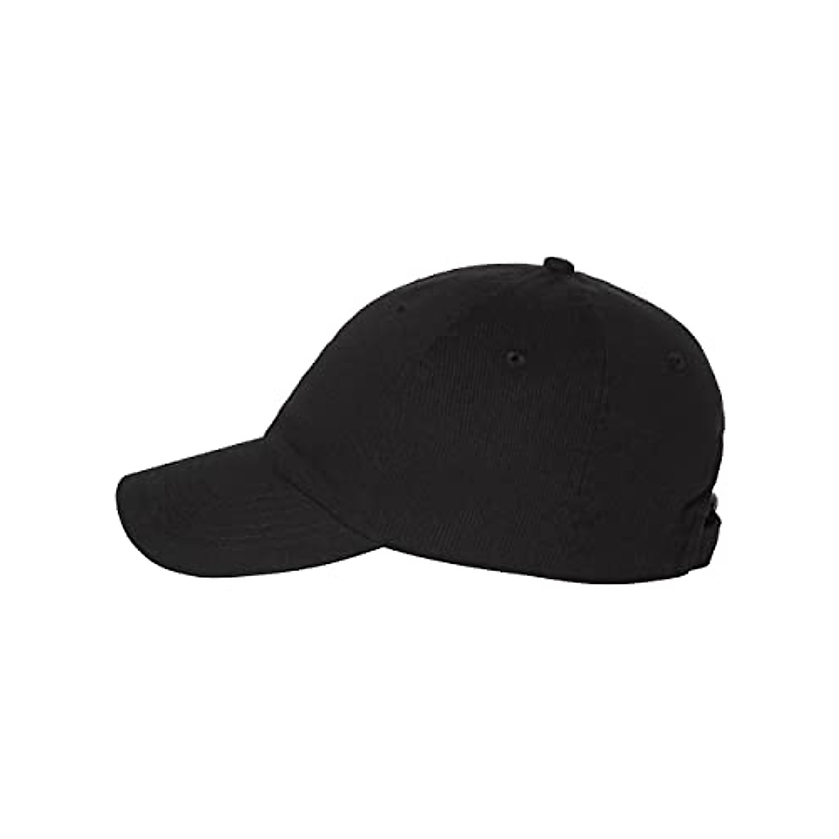 Classic Dad Cap VC300A / Custom Hats/Embroidery Hats/Monogram Hats (Black)