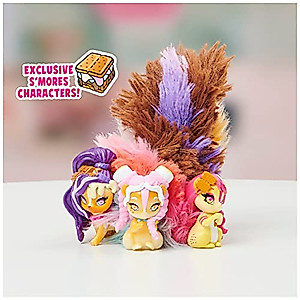 Whiffies, S’Mores 3-Pack, Collectible Animals with Scented Plush Tails, Kids Toys for Girls Ages 5 and up