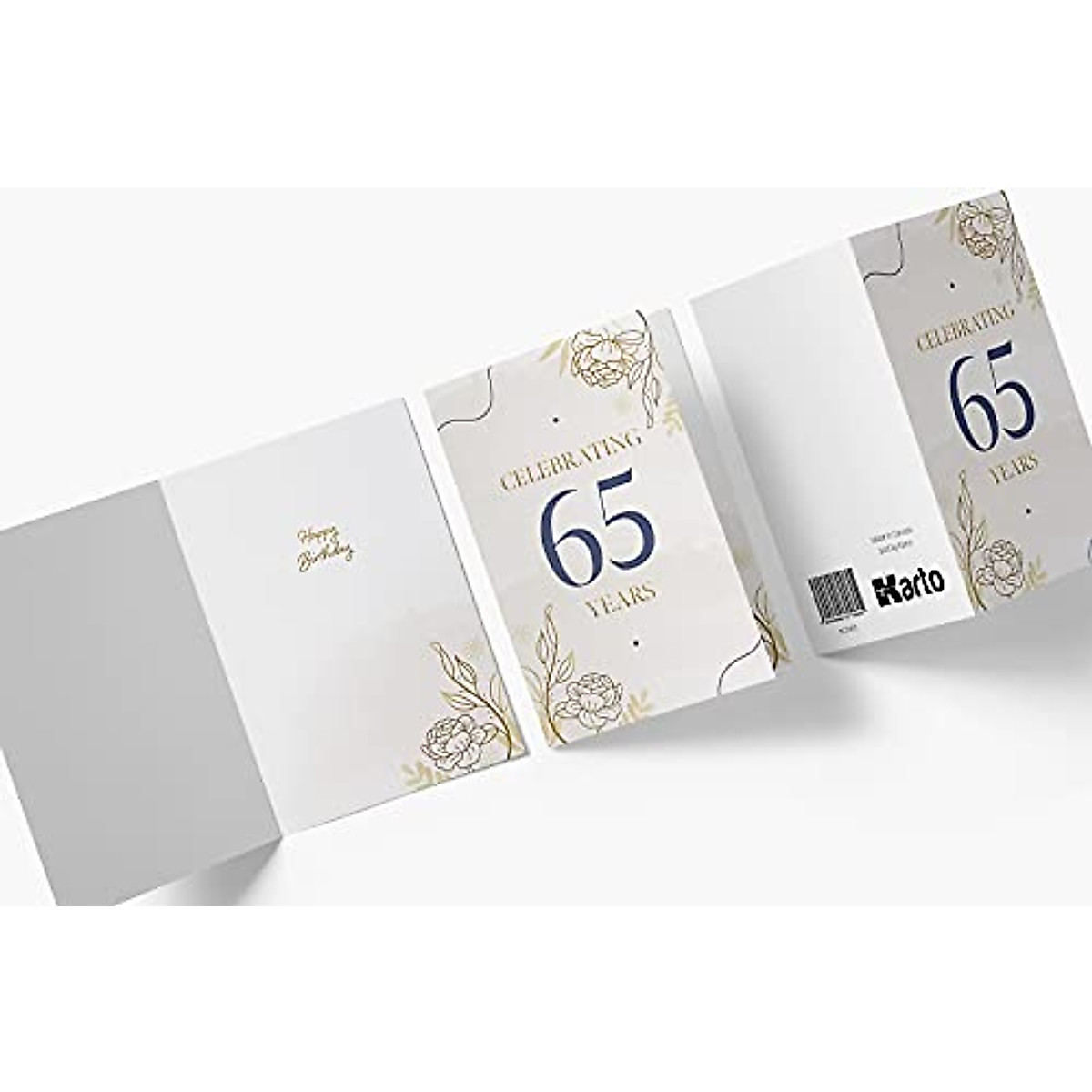 65th Birthday Card for Him Her - 65th Anniversary Card for Dad Mom - 65 Years Old Birthday Card for Brother Sister Friend - Happy 65th Birthday Card for Men Women | Karto – Golden Age