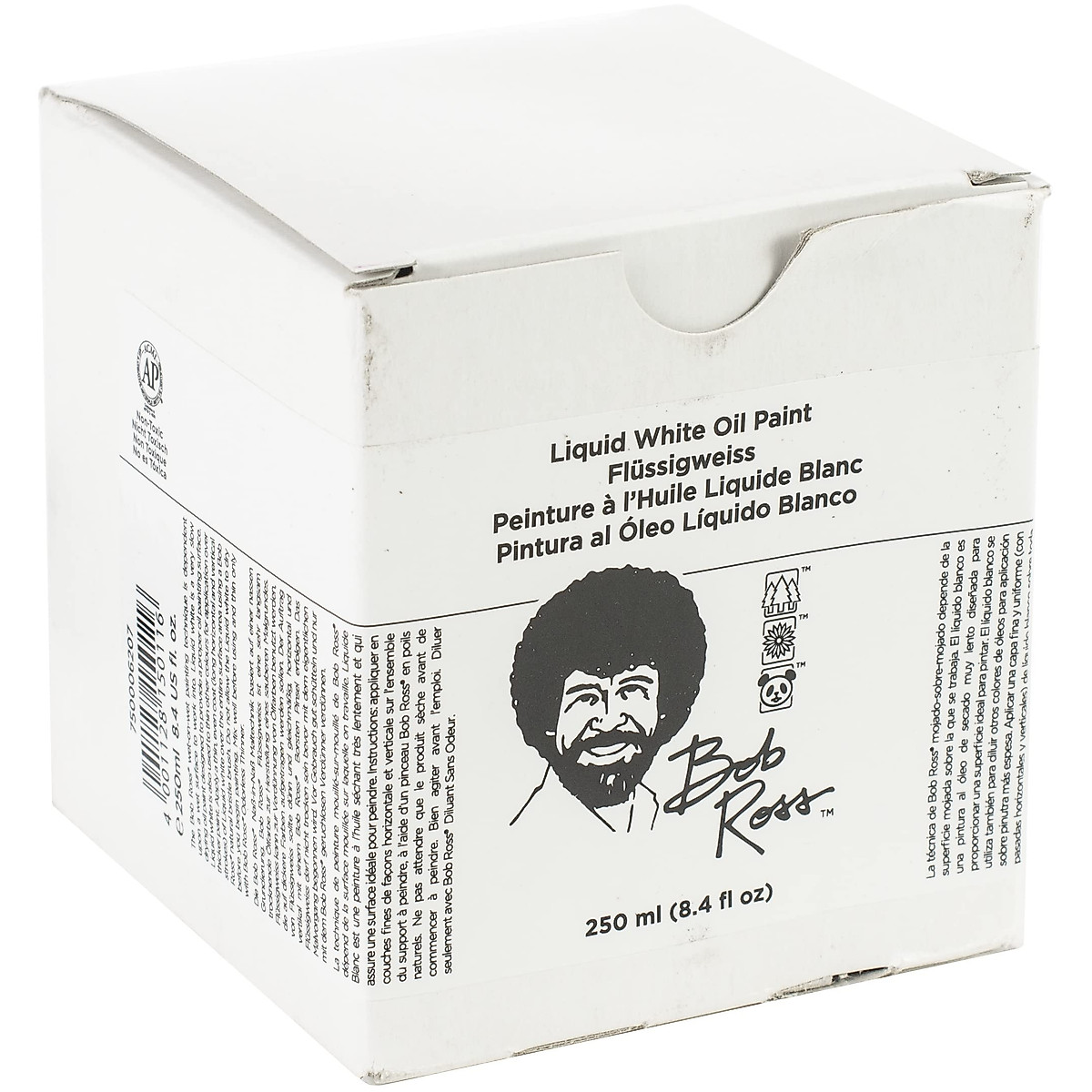 Bob Ross Liquid White Oil Paint, 237ml jar (750006207)