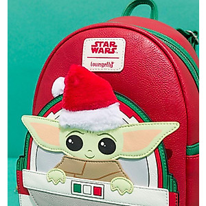 Loungefly Star Wars Santa Grogu Mini-Backpack - Entertainment Earth Exclusive