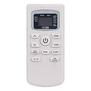 NTQinParts Replacement Remote Control Controller for Black+Decker Portable Air Conditioner BPACT08WT BPACT10WT BPACT12WT