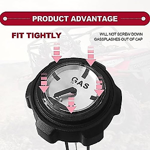 Gas Cap With Gauge Ranger Gas Cap Compatible With Polaris Ranger 400 425 500 700 Upgraded UTV OEM 1240119