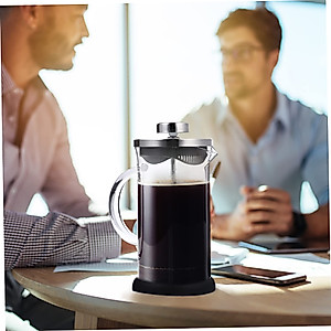 GRIRIW 1pc Coffee Press Stainless Coffee Maker Teapot for Coffee Espresso Portable Coffee Maker Travel Tea Kettle Manual Coffee Maker Coffee Teapot Coffee Pot Glass