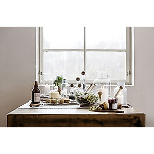 Sagaform Bottles Nature Collection Oil/Vinegar Carafe, 10-Ounce, Glass