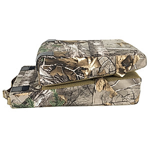 THERM-A-SEAT Supreme D-Wedge Self-Supporting Hunting Chair/Seat Cushion, Realtree Xtra, Full