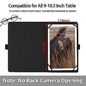 for TCL Tab Pro 5G Case/TCL TABMAX 10.4 Case Dluggs 360 Degree Rotating Smart Protective Stand Cover for 10.36" TCL Tab Pro 5G TCL-9198S/TCL TABMAX 10.4 9296Q,Astral Wolf