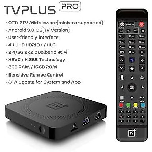 2023 Tv Plus Pro Android Box with Dual Band 5G WiFi Gigabit LAN Box 2 GB ram, 16 Storage Better Than mag 540w3 and mag 524w3- TVplus pro ...by Meentek...…