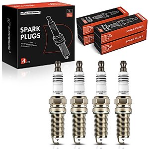 A-Premium Iridium Platinum Spark Plugs Compatible with Chevrolet Equinox 2018-2020, Malibu 2016-2020, Cruze 2016-2019 & GMC Terrain 2018-2020 & Buick Encore 2016-2019, 1.4L 1.5L 1.6L, Pack of 4