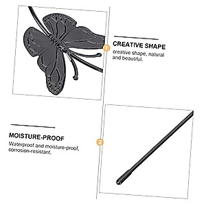 GANAZONO 2pcs Plant Climbing Frame Mini Roses Trumpet Stand Small Plant Metal Trellis Plant Support Garden Obelisk Support Plant Climbing Stand Iron Plant Climbing Stand Supporting Rack