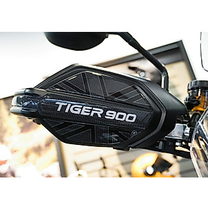 Labelbike 2 Hand Guard Stickers in Gel 3D competible with Triumph Tiger 900 GT Rally
