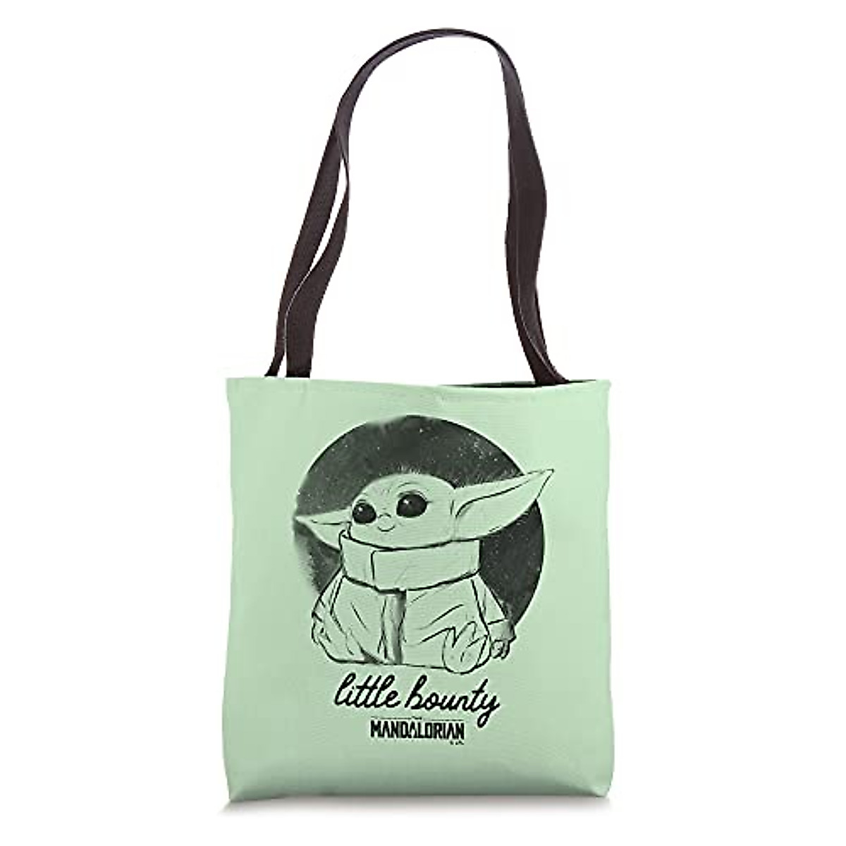 Star Wars: The Mandalorian The Child Little Bounty Sketch Tote Bag