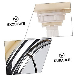 2 Pcs toilet lid button toilet tank button toilet flush button toilet parts toilet accessories ar accessories wc flush button Closestool Tank Button Flush Push Button Oval switch