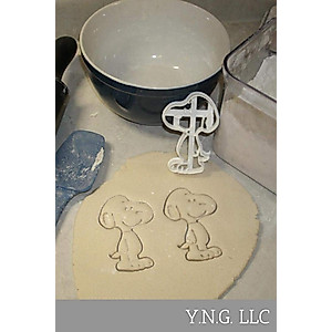 INSPIRED BY SNOOPY PET BEAGLE COMICS CARTOON CHARACTER COOKIE CUTTER BAKING TOOL MADE IN USA PR615