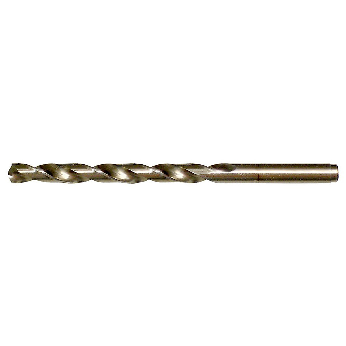 Cle-line C23361 Cobalt Heavy Duty Jobber Length Drill, Cobalt, Gold Oxide Finish, Straight Shank, 135-Degree Split Point, 5/16" Drill Diameter (Pack of 6)