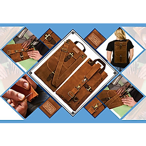 MiM Houston Chef's Knife Roll Chef Knife Bag Knife Bag Backpack (Cross Body) Knife Bag for Chefs Unique Gift For Him Limited Edition