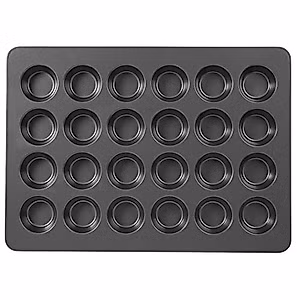 Wilton Perfect Results Premium Non-Stick Mega Standard-Size Muffin and Cupcake Baking Pan, Standard/ STD 24-Cup