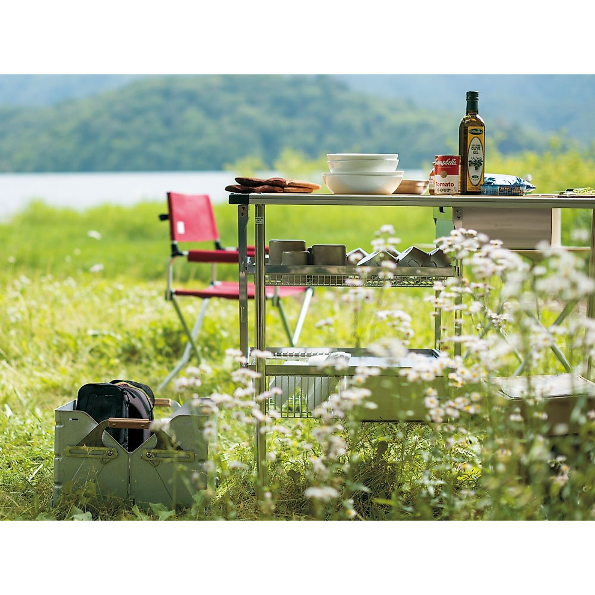 Snow Peak IGT Hanging Rack Frame 2 Stage