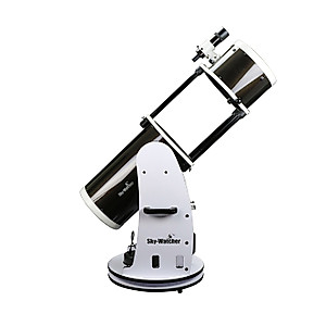 Sky Watcher Sky-Watcher Flextube 250 SynScan Dobsonian 10-inch Collapsible Computerized GoTo Large Aperture Telescope, White, (S11810)