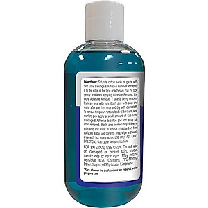 Goo Gone Bandage Adhesive Remover For Skin - 8 Ounce - Safe Method to Remove Sports Tape, KT Tape, Temporary Tattoos, Ink, Medical Bandages and More