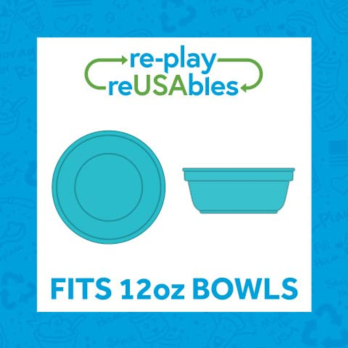 Re-Play Made in USA 12 Oz. Reusable Plastic Bowls, Pack of 4 Without Lid - Dishwasher and Microwave Safe Bowls for Snacks and Everyday Dining - Toddler Bowl Set 5.75" x 5.75" x 2", Modern Blush