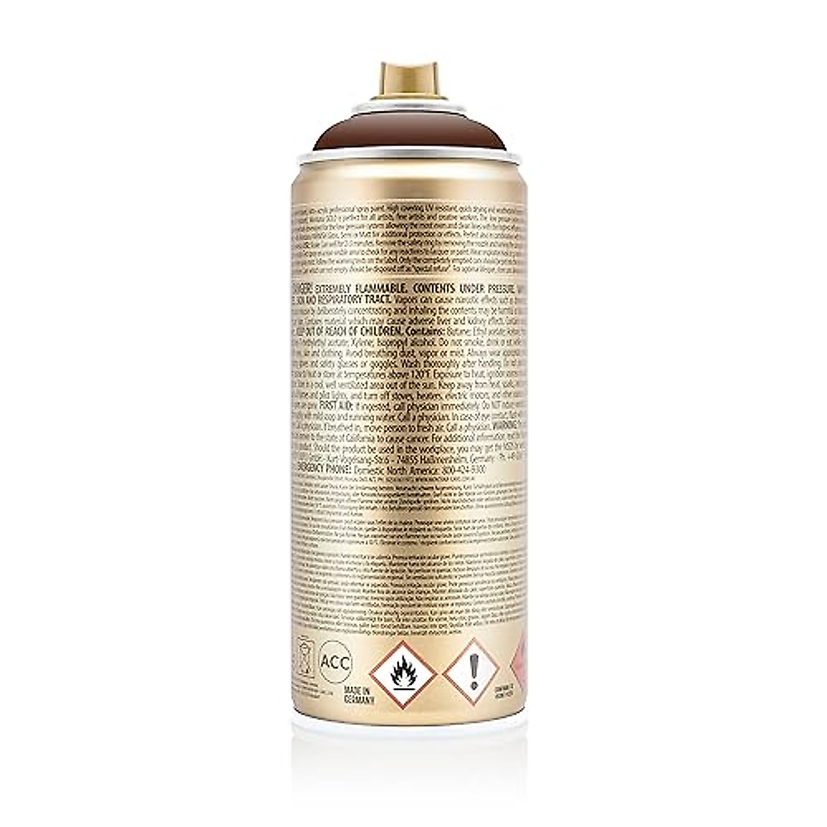 Montana Cans GOLD Spray Paint, 400ml, Shock Brown