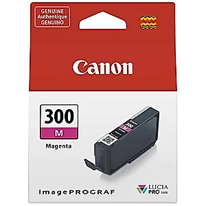 Canon PFI-300 Lucia PRO Ink, Magenta, Compatible to imagePROGRAF PRO-300 Printer