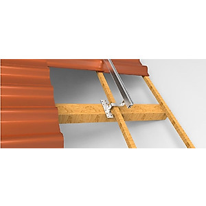 Solar Mounting Tile Roof Hook Work with Flat, S, and W Shaped Tile Roofs