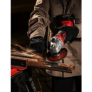 AVID POWER 20V Cordless Angle Grinder w/4.0A Battery & Fast Charger Bundle with 20V Cordless Impact Wrench w/Max Torque 330 ft lbs (450N.m)
