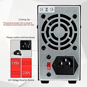 Lab Power Supply, Mini Switching Power Supply, 30V 60V 120V Voltage Regulator, Mobile Phone Repair Power Supply(NPS605W)