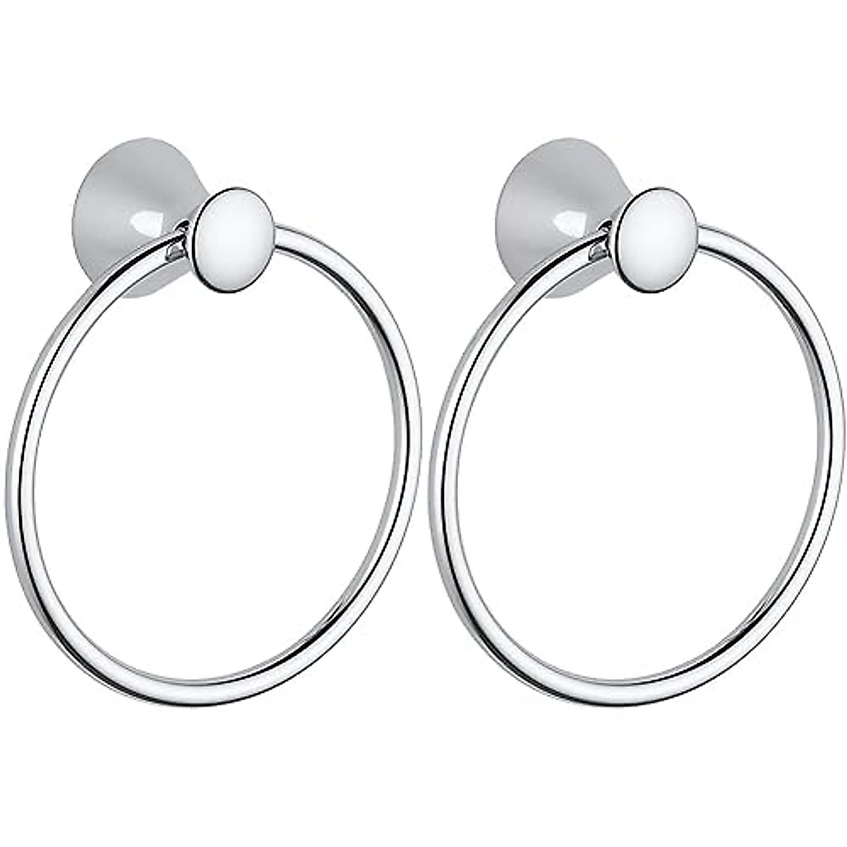 Delta Faucet 73846 Lahara Towel Ring, Polished Chrome (Pack of 2)