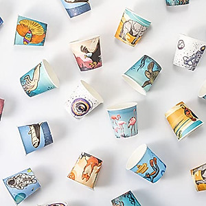 Art Kups [ 2.5 oz - pack of 300 ] Paper Cups - Small Recyclable Bathroom Cups | Disposable Mini Mouthwash Cups | Espresso | Rinse & Gargle Cups for Kids | Party Cups | Doesn't fit into Dixie dispenser