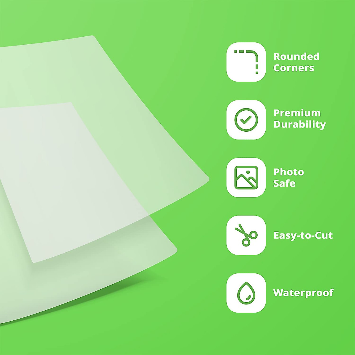 Crystal Clear 200-Pieces Universal Thermal Laminating Pouches