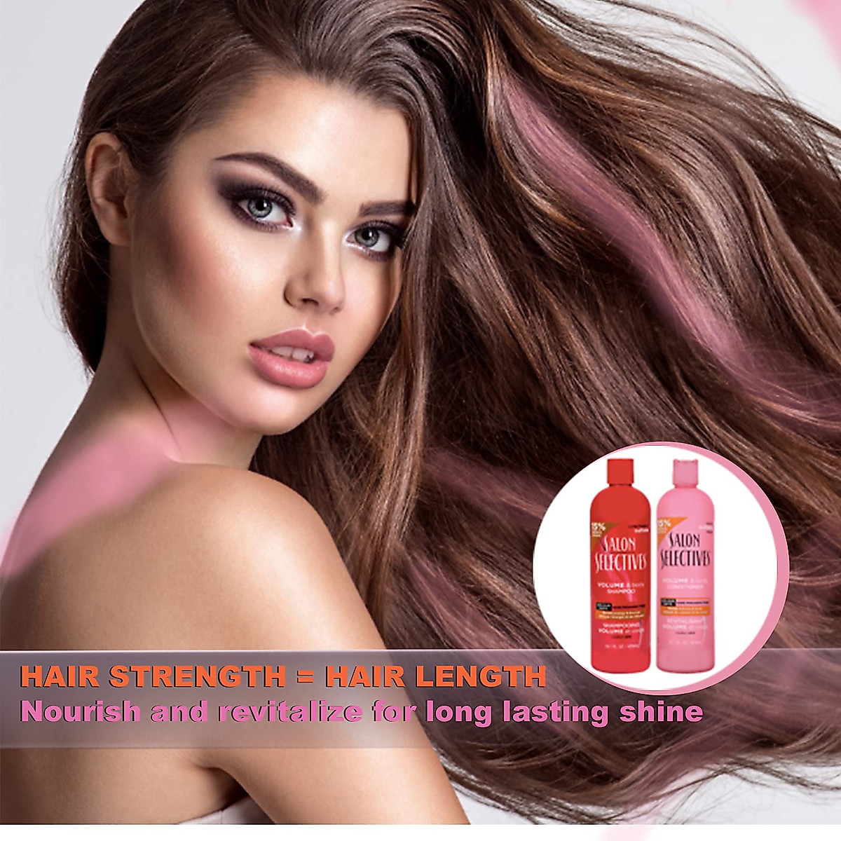 Salon Selectives Volume & Body Shampoo & Conditioner Set For Bouncy Full Hair