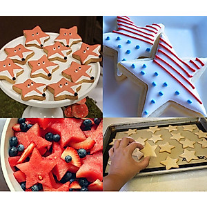 Ecoart Cookie Cutter Set - Star Flower Heart Butterfly Biscuit Cutters - Stainless Steel Sandwich Cutters/Vegetable Cutters Shapes Set with Comfort Grip for Kids & Adults (Set of 4)