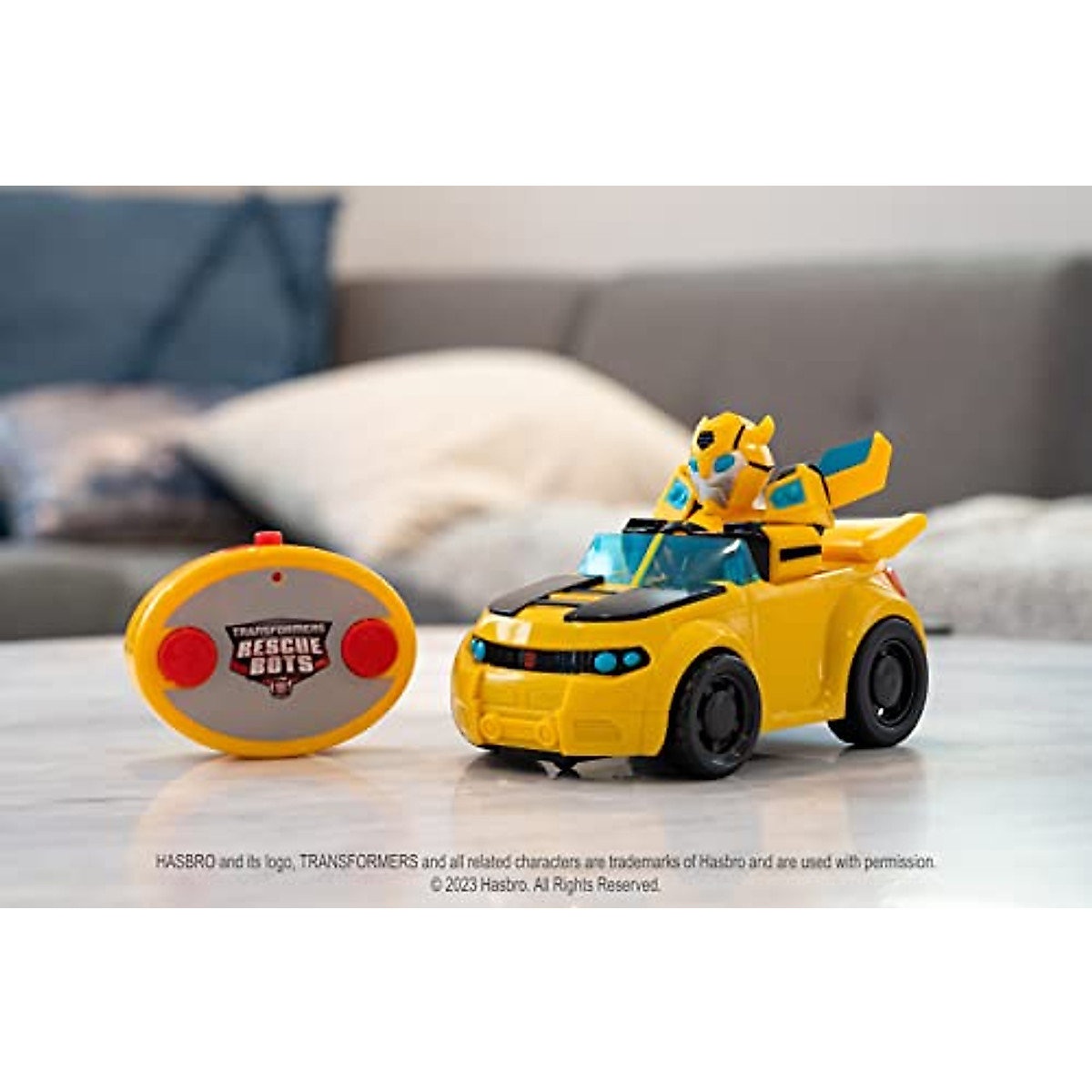 Transformers Rescue Bots Academy Bumblebee RC Radio Control Car, Toys for Kids and Adults