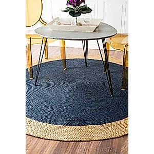 nuLOOM Eleonora Casual Jute Area Rug, 2' x 3', Blue