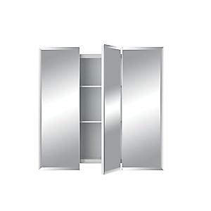 Jensen 255024 Horizon Frameless Medicine Oversize Cabinet, 21-3/4 by 20-3/8 by 3-1/2-Inch
