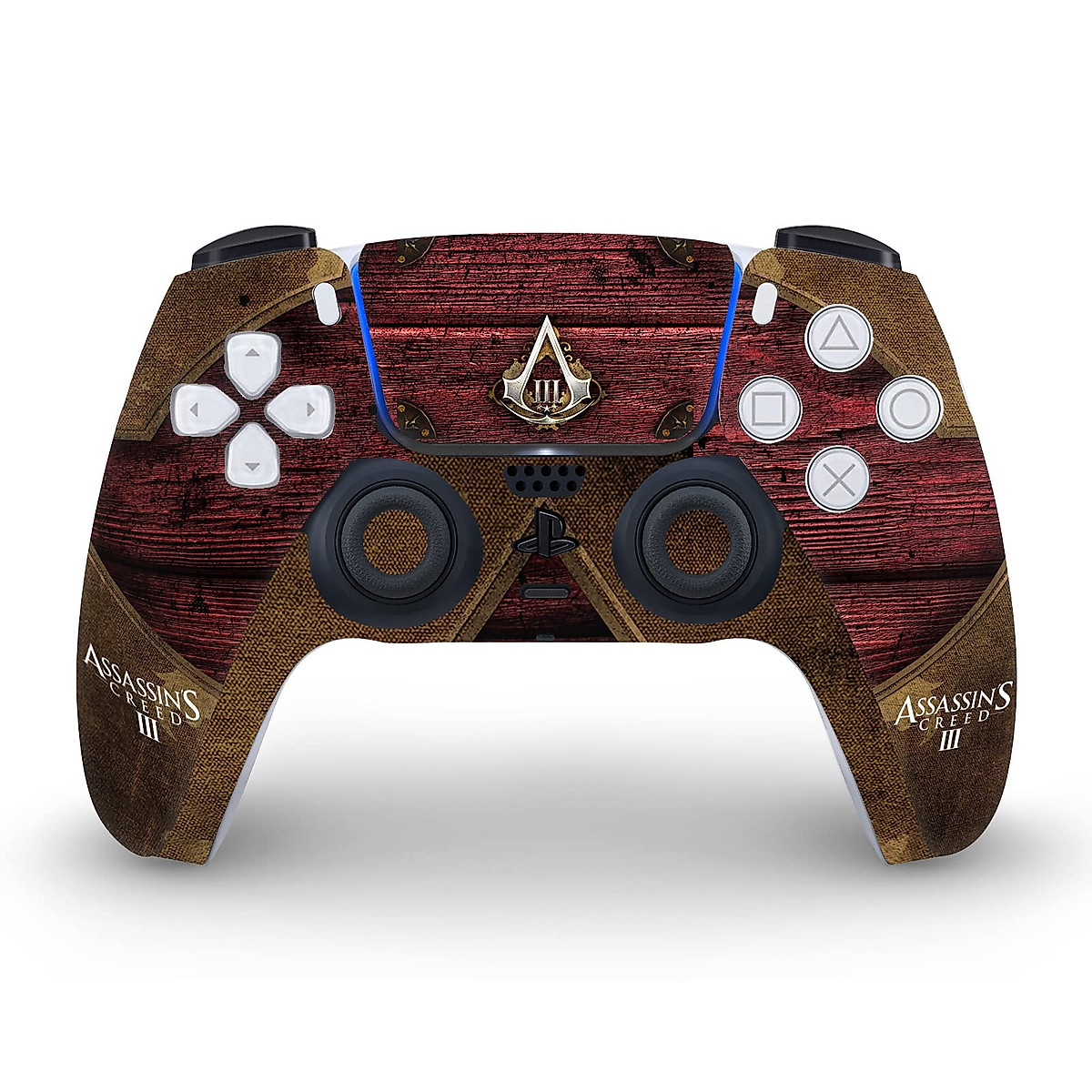 Head Case Designs Officially Licensed Assassin's Creed Freedom Edition III Graphics Vinyl Faceplate Gaming Skin Decal Compatible With Sony PlayStation 5 PS5 Disc Edition Console & DualSense Controller