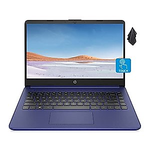 2022 HP Pavilion Laptop, 14-inch HD Touchscreen, AMD 3000 Series Processor, Long Battery Life, Webcam, HDMI, Windows 10 + One Year of Office365 (14, 16GB RAM | 576GB Storage, Blue)