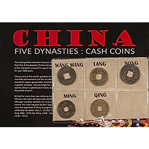 1911 No Mint Mark China 5 Dynasties: The Chinese Cash Coins 7AD-1911 COA & History & Album Incl. 1 Seller Fair