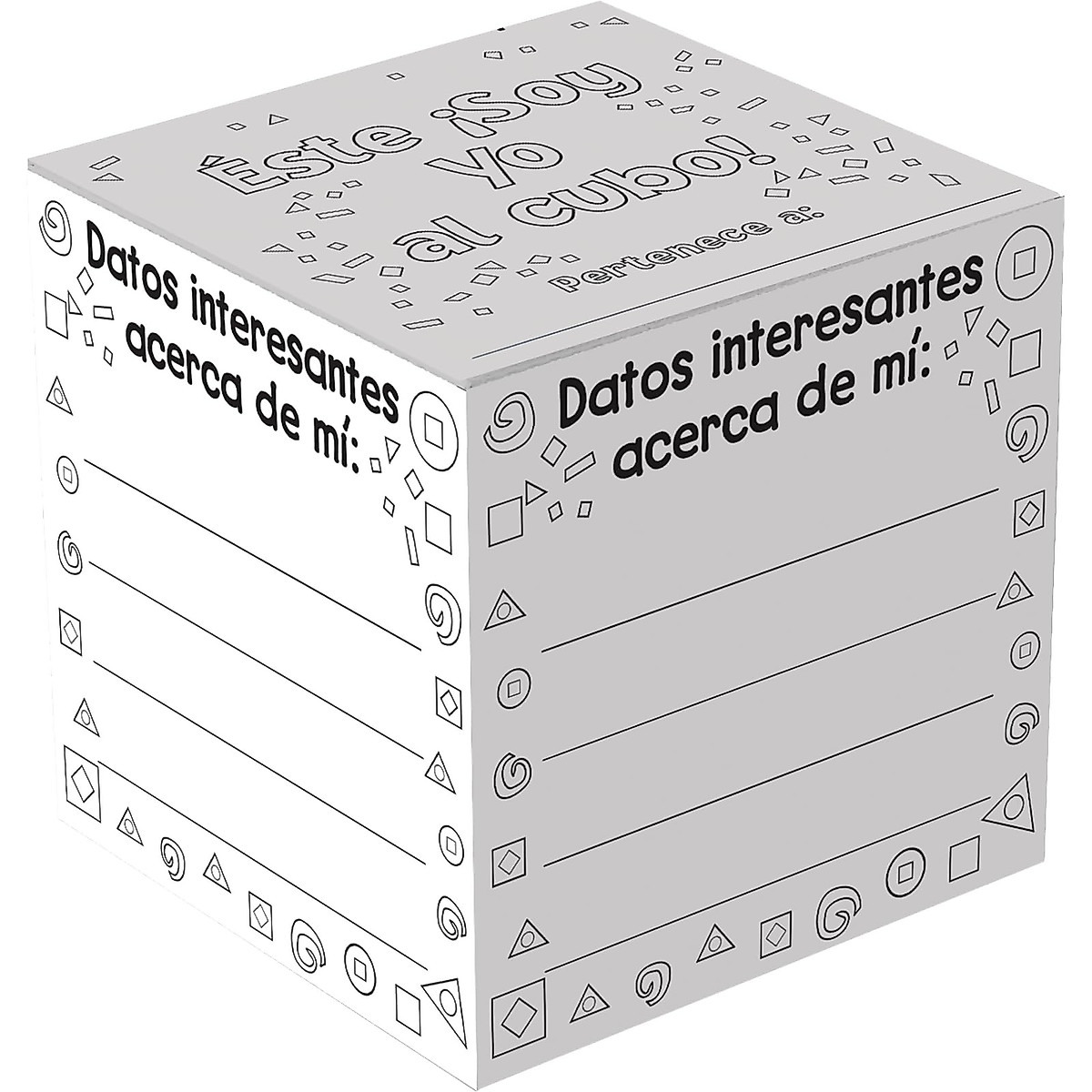 Ready-to-Decorate ¡Soy Yo... al Cubo! (Spanish My Me Cube Set)