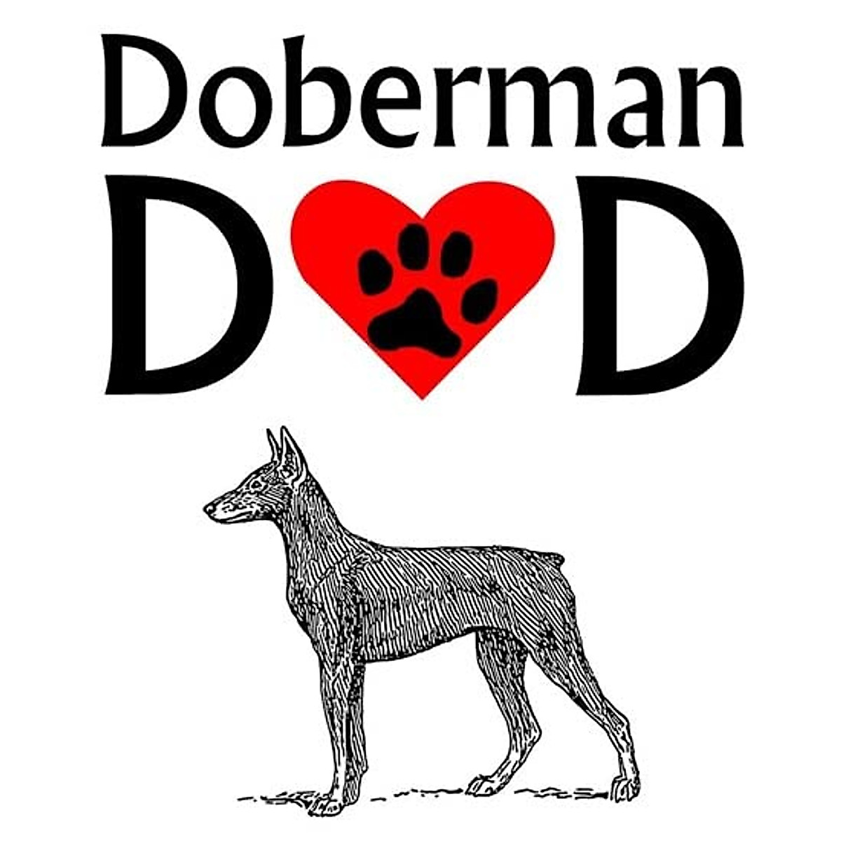 CafePress Doberman Dad Mugs Ceramic Coffee Mug, Tea Cup 11 oz