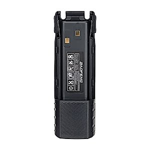 BAOFENG UV-82Two Way Radio BL-8 3800mAh Li-ion High Capacity Extended Battery with Wired Charging Port UV-82HP UV-82C MIRKIT UV-82 MK3/5 BTECH GMRS-V1 MURS-V1 etc Ham Radio