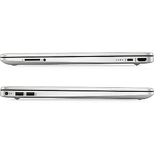 HP 15 Laptop, 15.6" HD Display, 11th Gen Intel 2-Core i3-1115G4, Intel Iris Xe Graphics, 16GB RAM 1TB SSD, Bluetooth, Webcam, WiFi, HDMI, Windows 11 Home in S Mode, Natural Silver