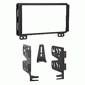 Carxtc Double Din Install Car Stereo Dash Kit for a Aftermarket Radio Fits 2001-2004 Ford Mustang Trim Bezel is Black