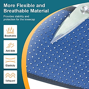 Dollephi Dog Elbow Protector for Shoulder and Front Leg, Dog Recovery Sleeves Support Pet Wounds Prevent Licking, Elbow Pads Injury and Loss of Stability from Arthritis（XL,Blue