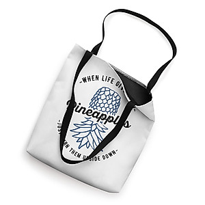 Upside Down Pineapple Swinger Lifestyle Tote Bag
