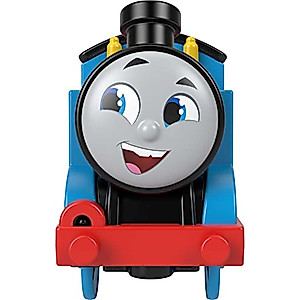 Thomas & Friends Motorized Toy Train Talking Thomas Engine with Annie & Clarabel Coach Cars for Preschool Kids Ages 3+ Years