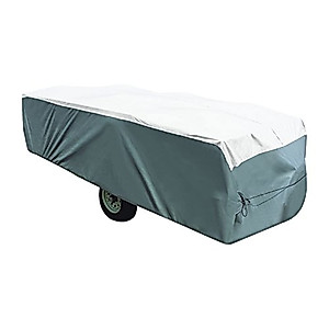 ADCO 12295 Pop Up Trailer SFS Aqua Shed Cover - 16'1" to 18', Gray